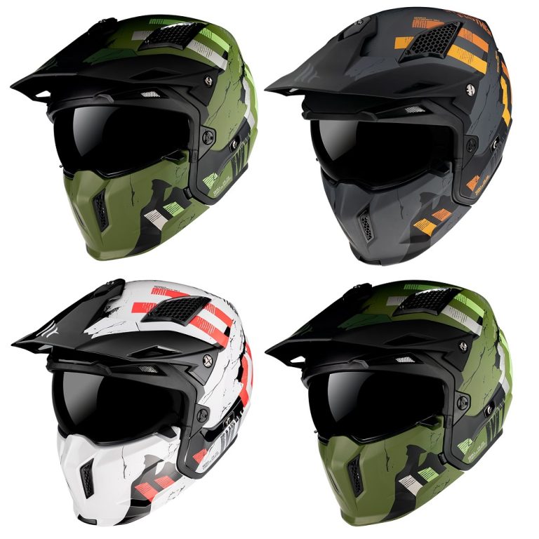 Motorbike Skull Helmet - MT Street Fighter