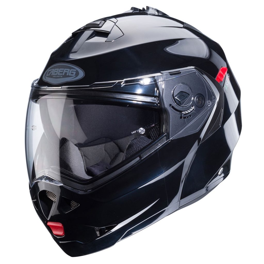 Caberg Duke X Plain Motorcycle Helmet Black: Quality Protection