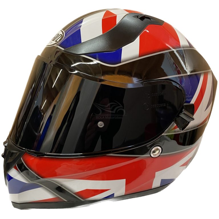 Vcan H128 Union Jack Motorcycle Helmet: Safe Riding Gear