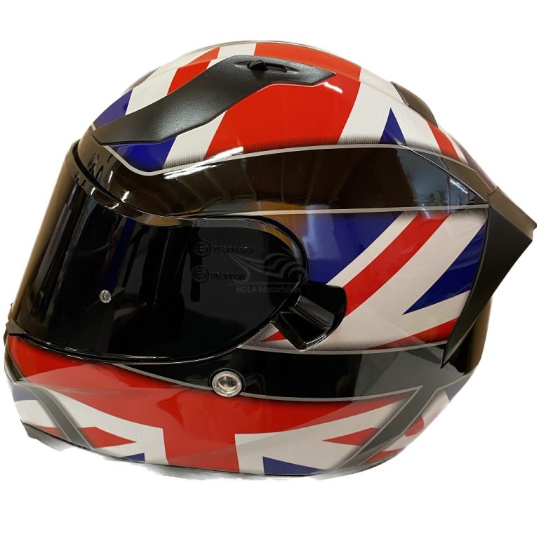Vcan H128 Union Jack Motorcycle Helmet: Safe Riding Gear