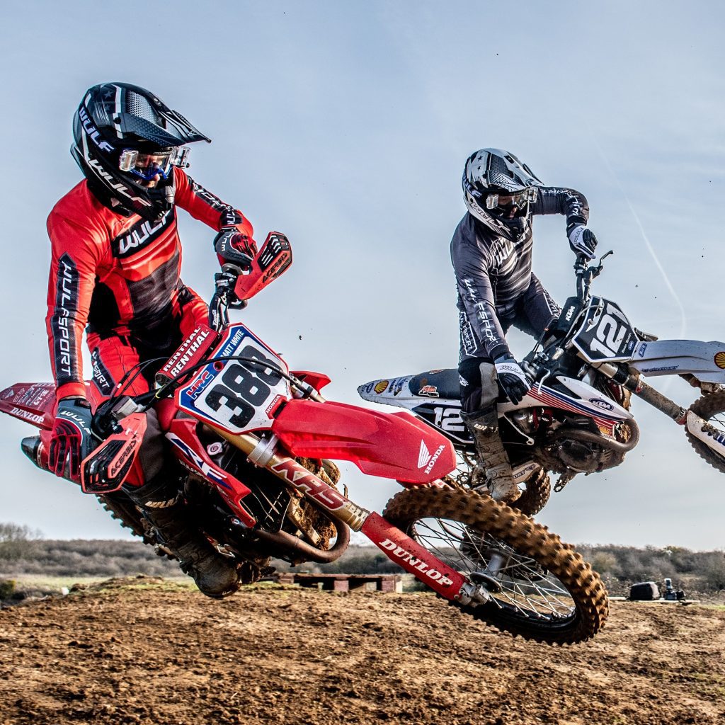 Wulfsport Iconic Off-Road Motocross Helmet Orange: Stylish Safety