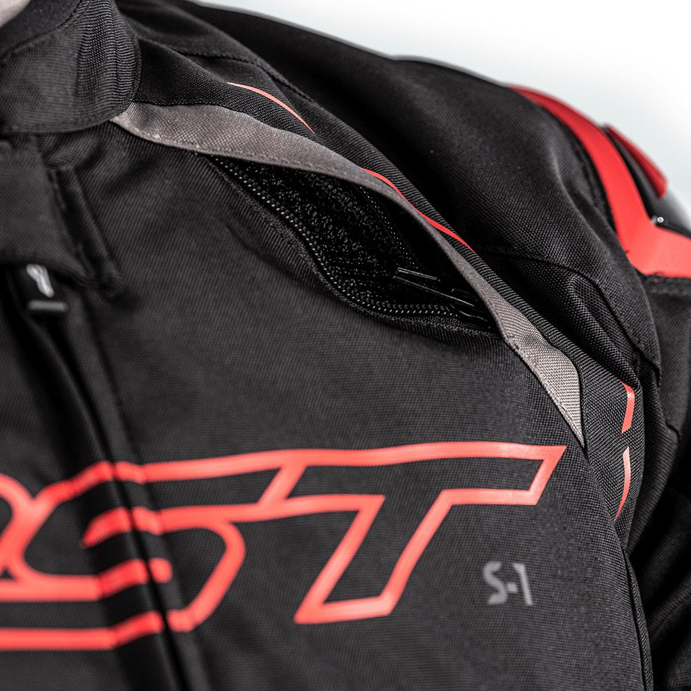RST S1 Motorcycle Jacket Grey/Red - BDLA Motorbikes