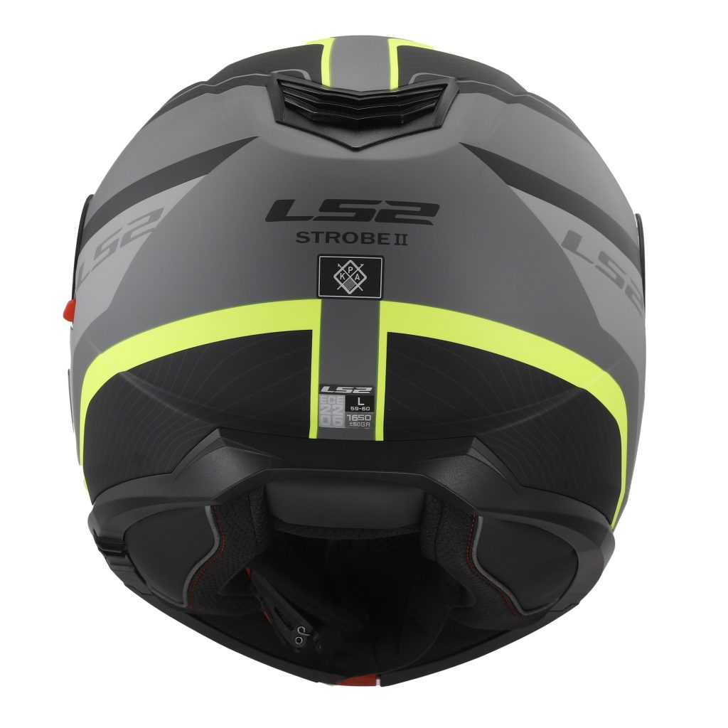 LS2 FF908 Strobe II Monza Motorcycle Helmet: Modular Safety