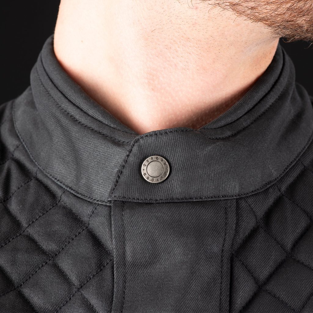 Oxford Hardwick Wax Motorcycle Jacket Black: Classic Style