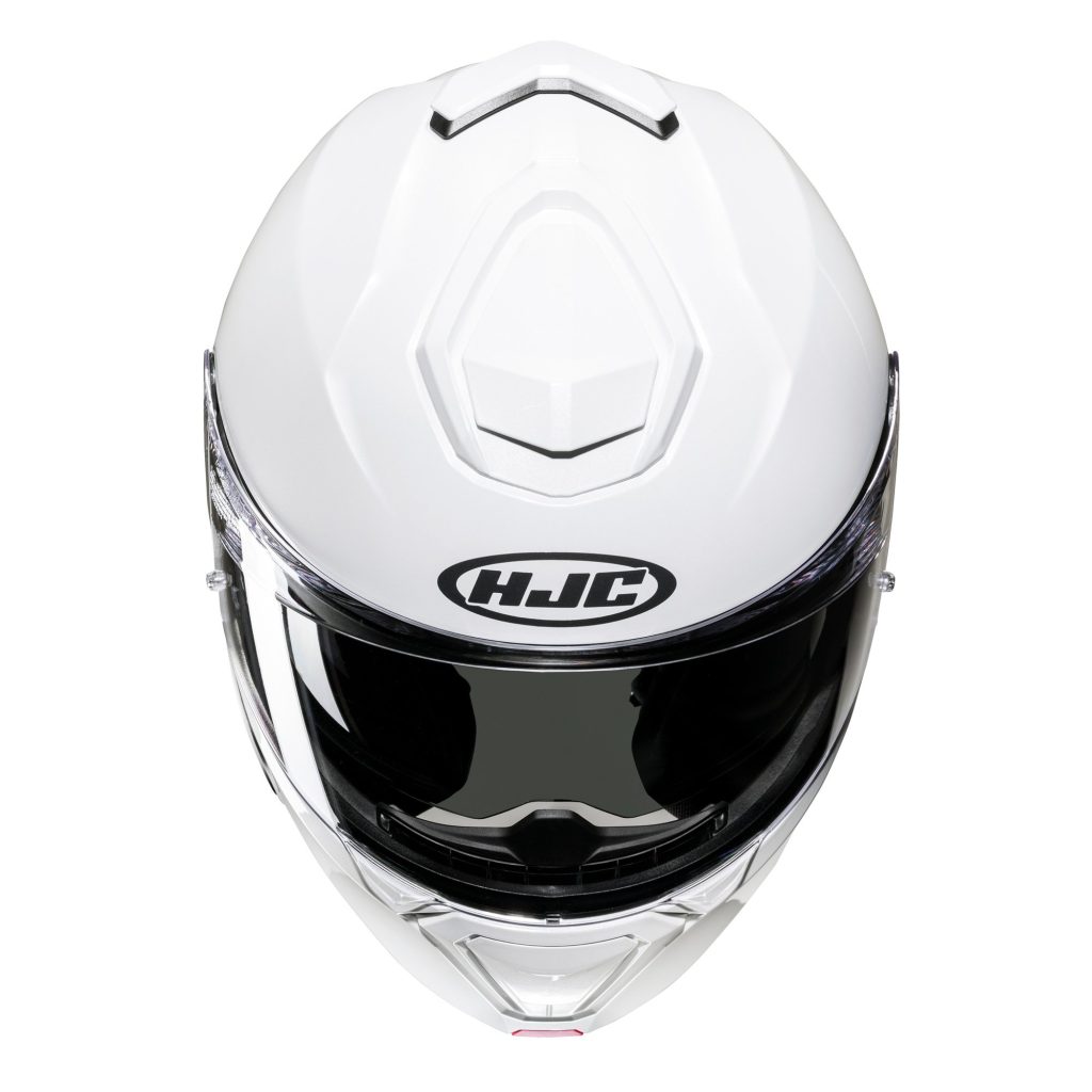 HJC I91 Plain Motorcycle Helmet Pearl White: Essential Safety