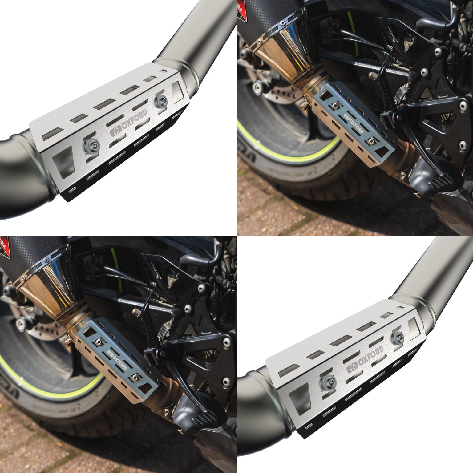Oxford Adventure Motorcycle Exhaust Heat Shield: Easy Safety