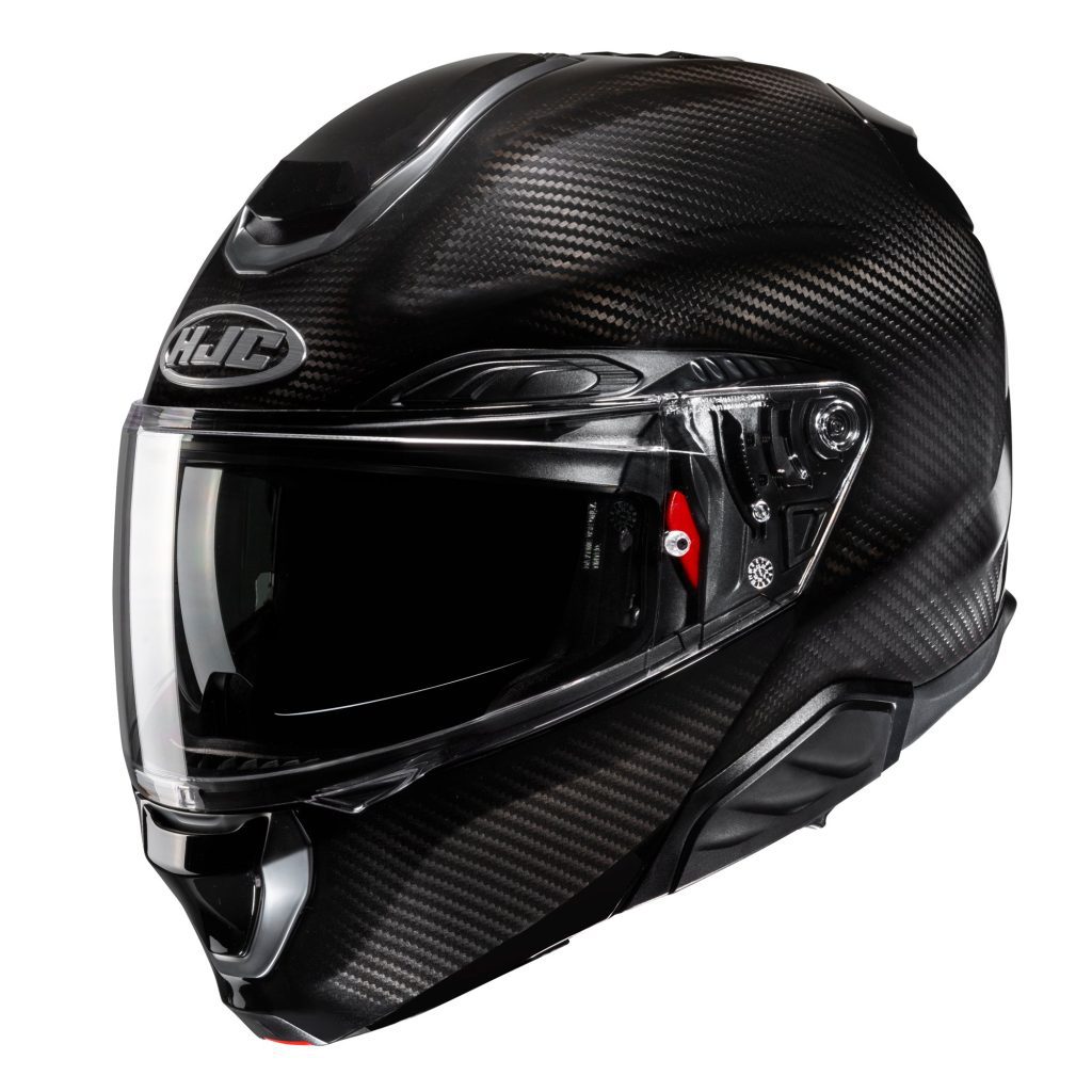 HJC RPHA 91 Carbon Plain Motorcycle Helmet: Modular Safety