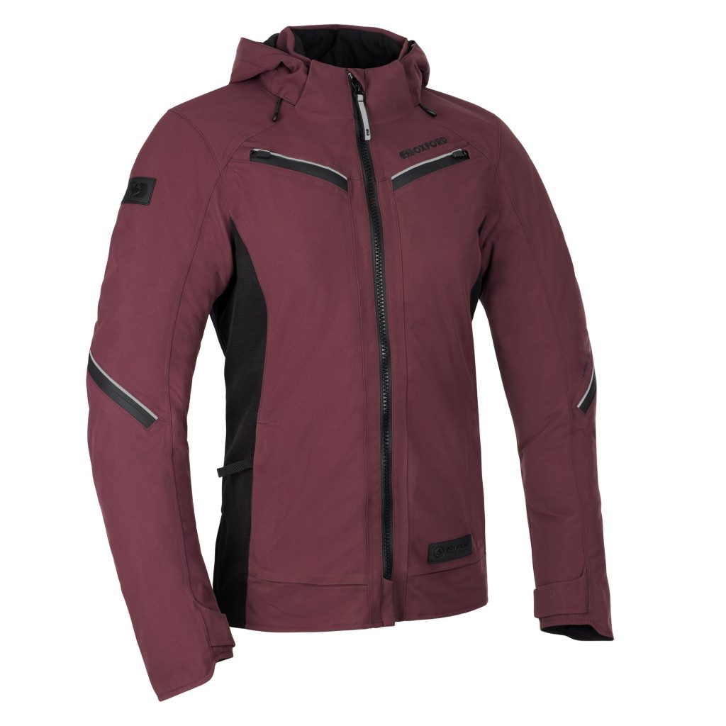 Oxford Mondial Street Women's Motorcycle Jacket Plum: Ride Safe