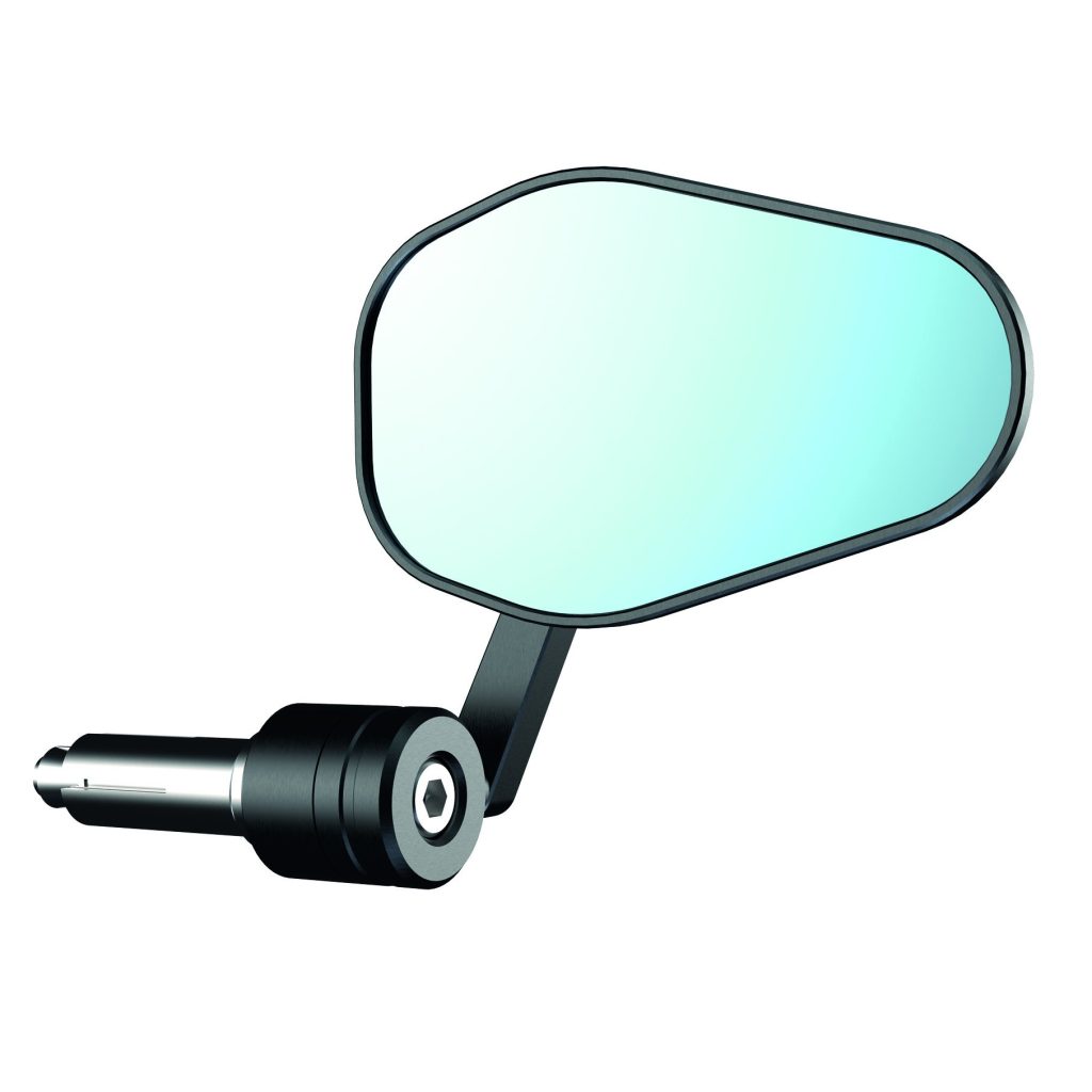 Oxford Shield 360 Motorcycle Bar End Mirror: Clearer Rear Views
