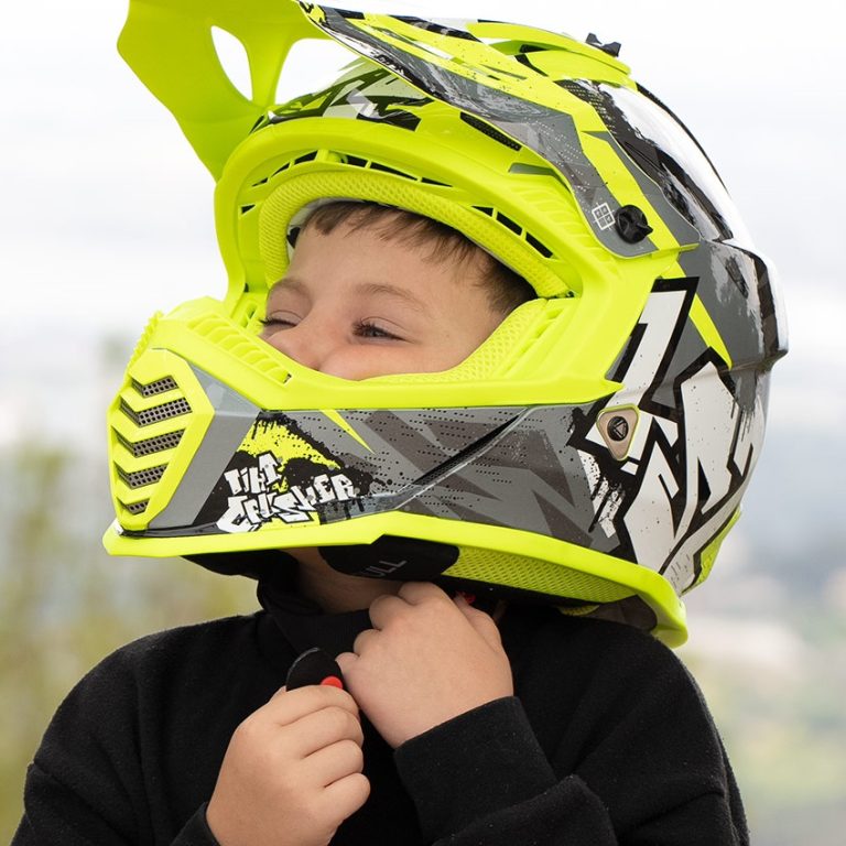 LS2 MX437J Fast Evo II Mini Crusher Motocross Helmet: Kids