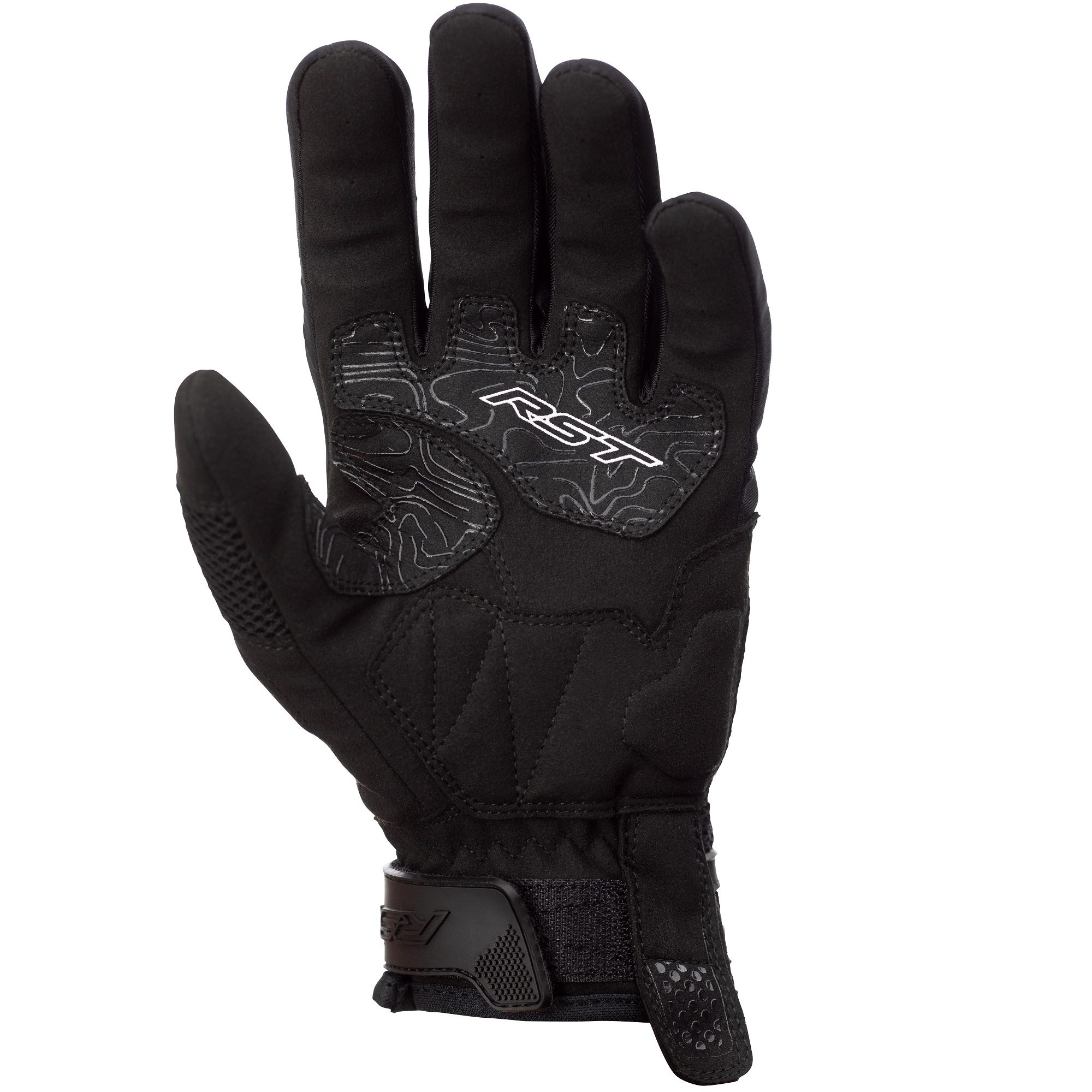 RST Ventilator-X Motorcycle Gloves Black/Black: Summer Riding