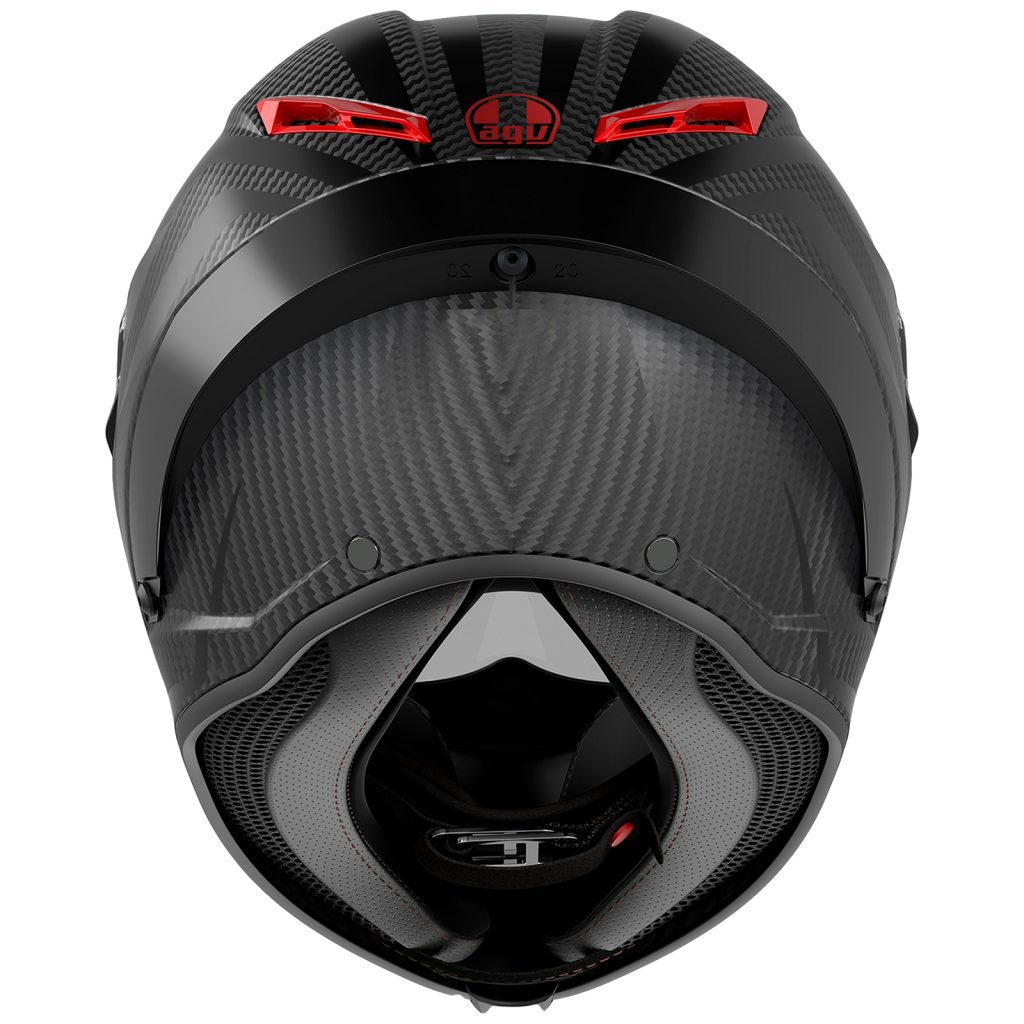 AGV Pista GP-RR Intrepido Motorcycle Helmet: Black/Red
