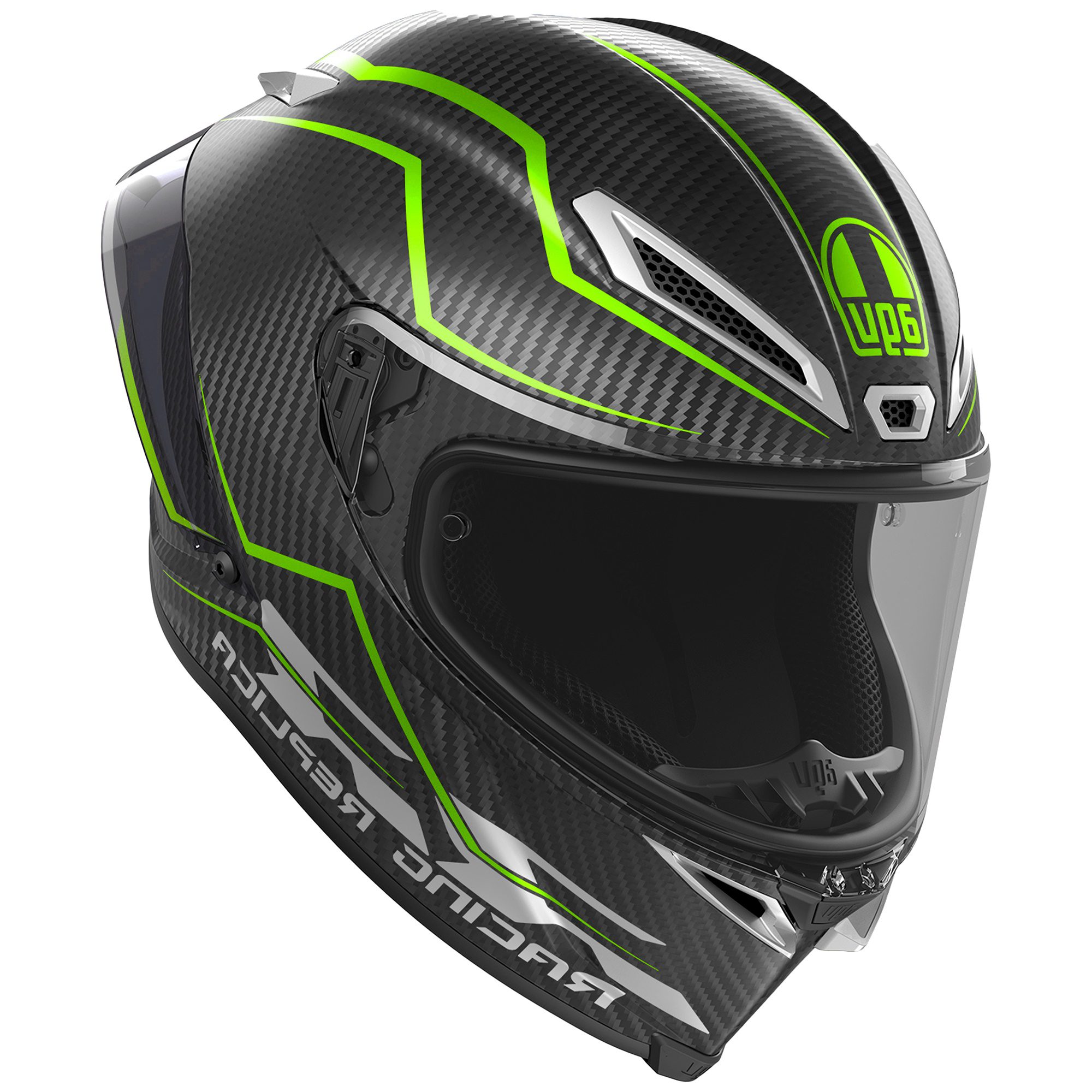 AGV Pista GP-RR Performante Motorcycle Helmet: Green