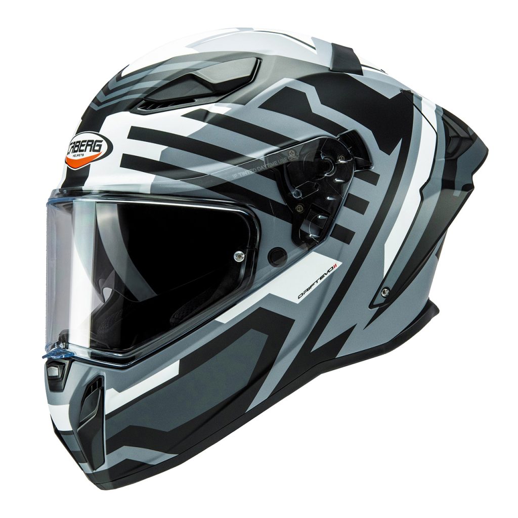 Caberg Drift Evo II Horizon Motorcycle Helmet - Grey/Black