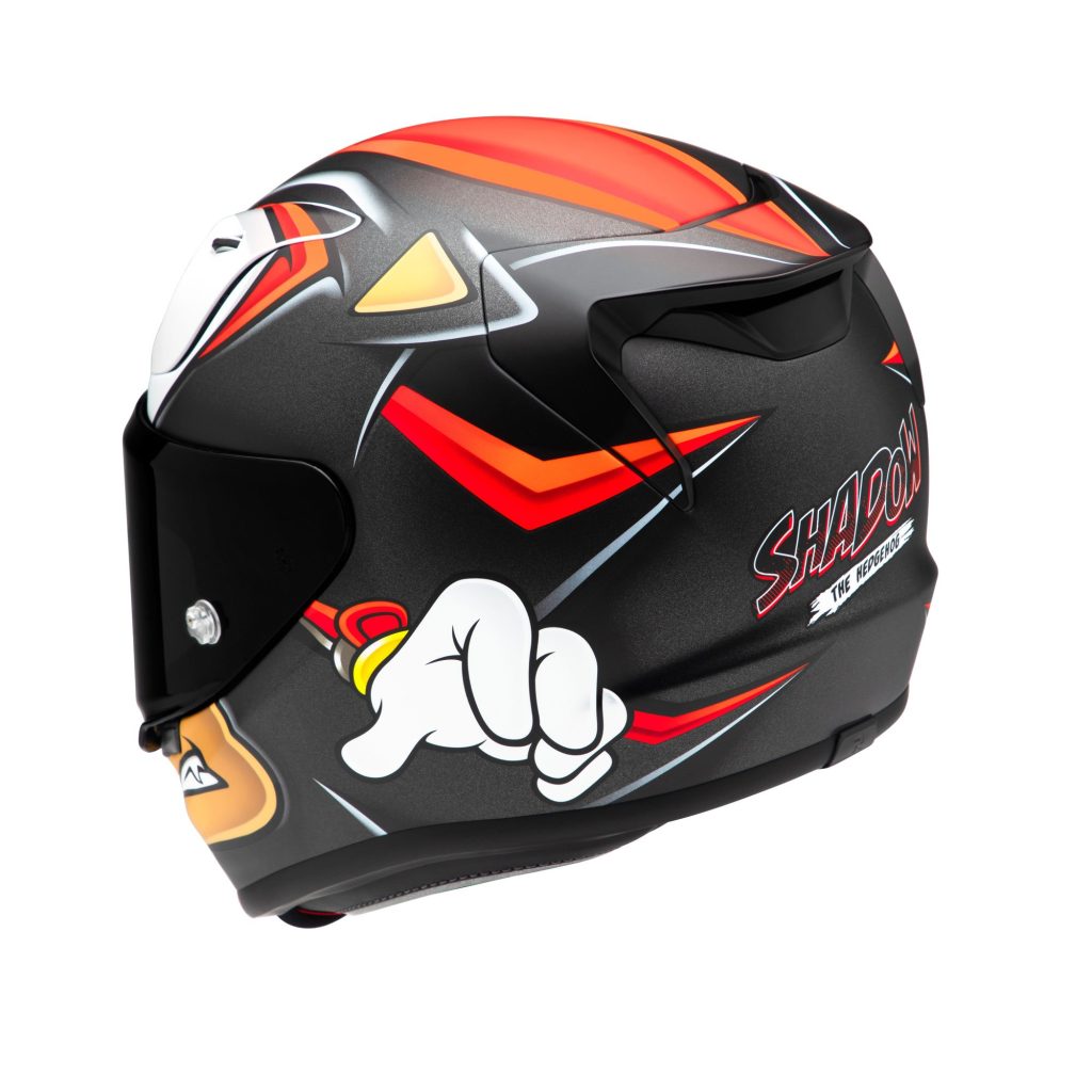 HJC RPHA 12 Shadow The Hedgehog Motorcycle helmet- Red