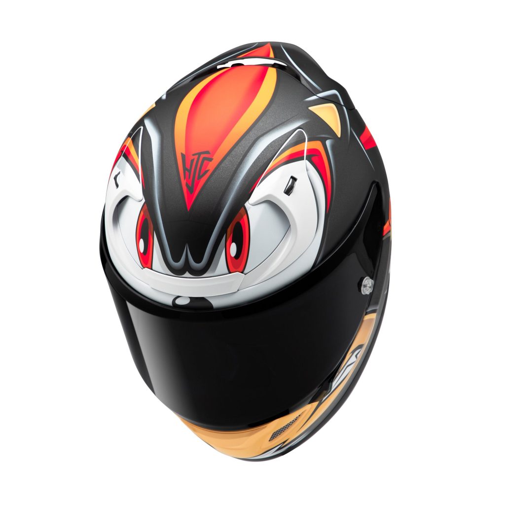 HJC RPHA 12 Shadow The Hedgehog Motorcycle helmet- Red