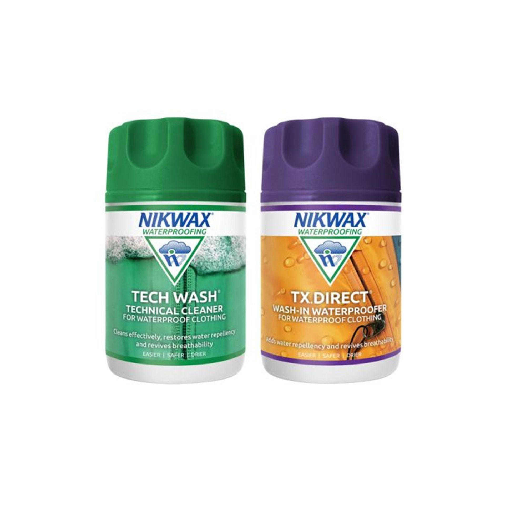 Nikwax TX Direct Wash-In and Tech Wash 150ml - Twin Pack
