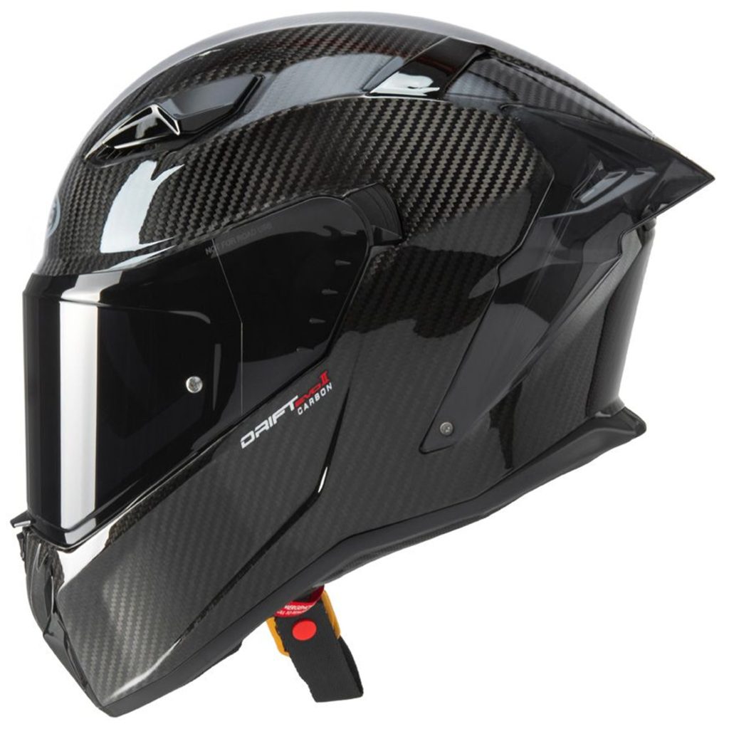 Caberg Drift Evo II Carbon Plain Motorcycle Helmet Black: Touring