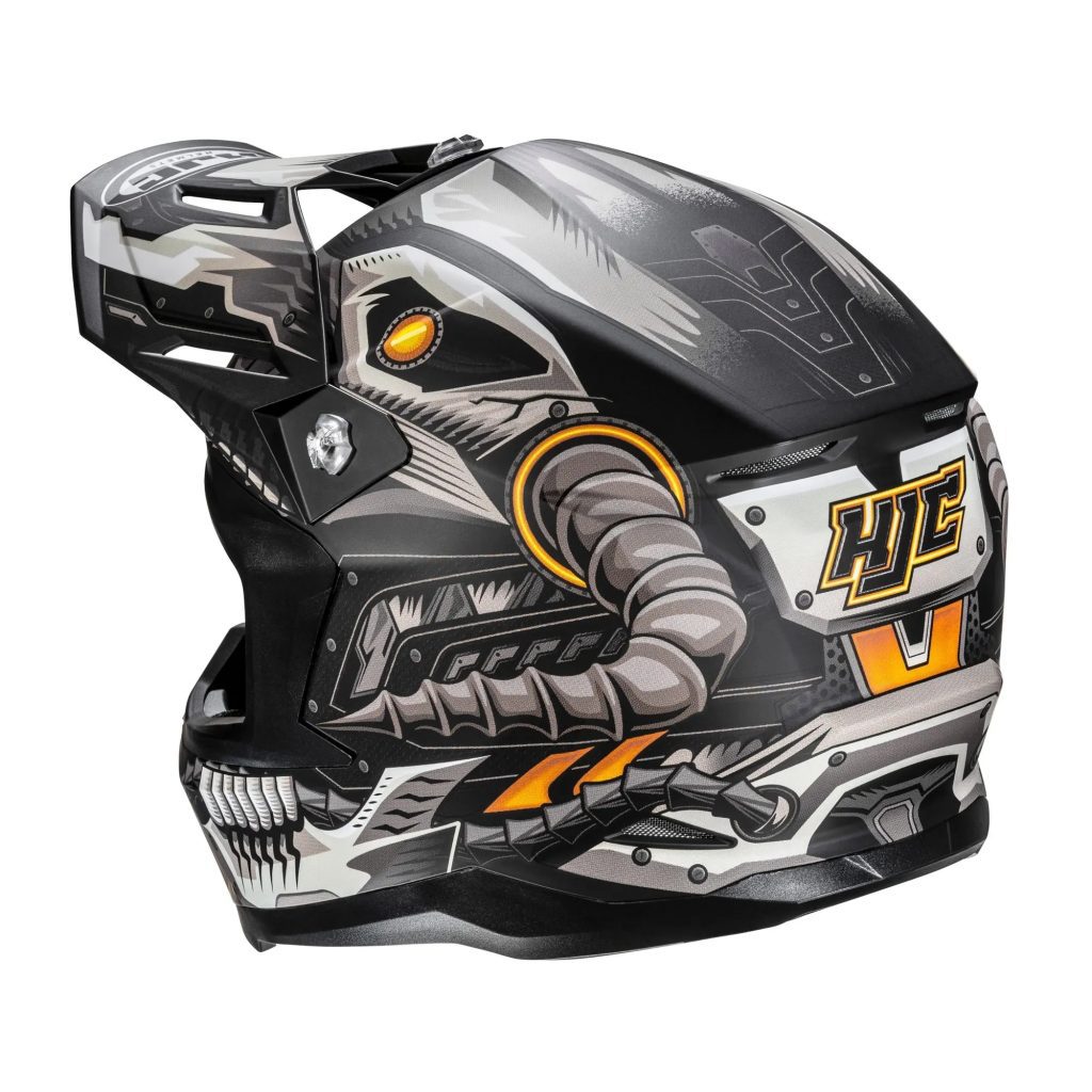 HJC C50 Mecha Beast Motorcycle Helmet: Adventure Riding